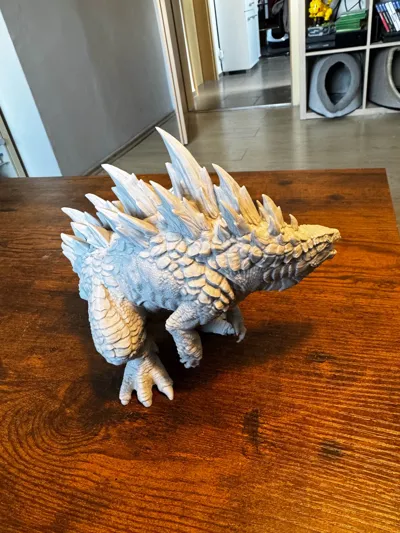 Godzilla, updated legs position and is adorable!! - Free 3D Print Model ...