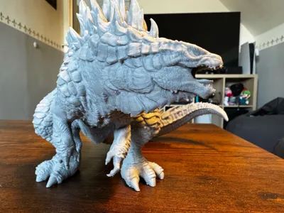Godzilla, updated legs position and is adorable!! - Free 3D Print Model ...