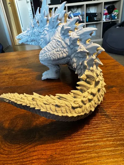 Godzilla, updated legs position and is adorable!! - Free 3D Print Model ...