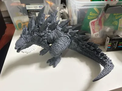 Godzilla, updated legs position and is adorable!! - Free 3D Print Model ...