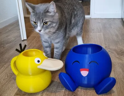 Sprayduck | Entonkanne | Psyduck Watering Can - Free 3D Print Model ...