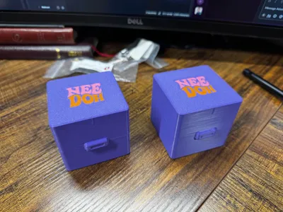 NeeDoh Hinged Storage Box w/ Magnetic Close - Free 3D Print Model ...
