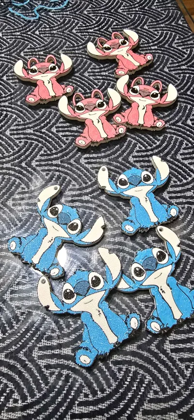 Stitch & Angel by Robynud MakerWorld: Download Free 3D Models