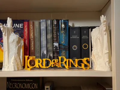 LOTR / Flip Text with The Felllowship - Free 3D Print Model - MakerWorld