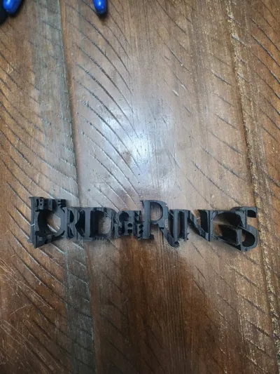 LOTR / Flip Text with The Felllowship by Wantun MakerWorld: Download ...