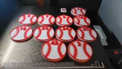Baseball keychain by fikuss30 MakerWorld: Download Free 3D Models