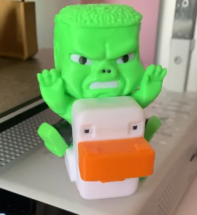 Minecraft movie Chicken Jockey by BarnesKMBMakerWorld: Download Free 3D ...