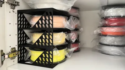Filament storage stack Bambu boxes stackable trays by SY3D MakerWorld ...