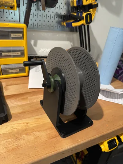 Bambu Easy Filament Spooler - ALL PRINTED PARTS - Free 3D Print Model ...