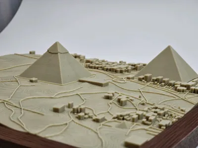 The Great Pyramids of Giza by Micropolitan MakerWorld: Download Free 3D ...