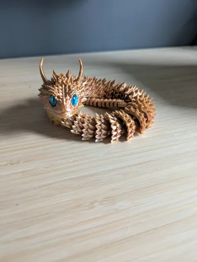 Rune Serpent - Print-in-Place Articulated Version - Year of the Snake ...