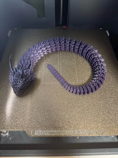 Rune Serpent - Print-in-Place Articulated Version - Year of the Snake ...