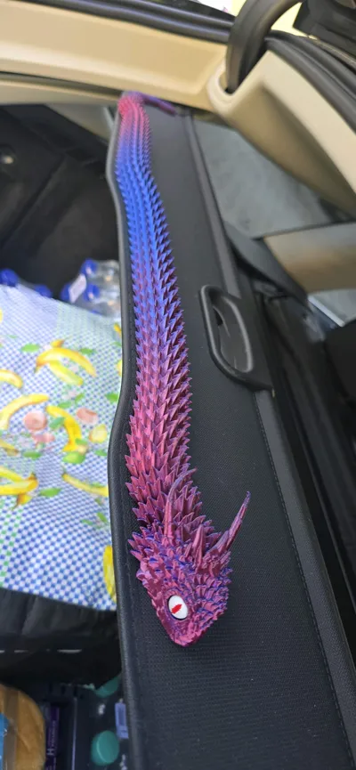 Rune Serpent - Print-in-Place Articulated Version - Year of the Snake ...