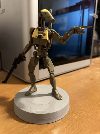 Battle Droid Figurine - Officer by Galactic Armory - MakerWorld