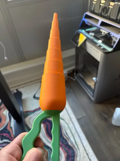 Collapsing Carrot Sword by kellerchen MakerWorld: Download Free 3D Models