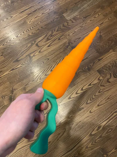 Collapsing Carrot Sword by kellerchen MakerWorld: Download Free 3D Models