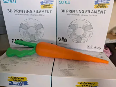 Collapsing Carrot Sword by kellerchen MakerWorld: Download Free 3D Models