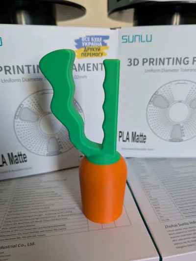 Collapsing Carrot Sword by kellerchen MakerWorld: Download Free 3D Models