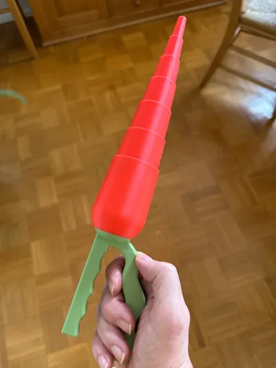 Collapsing Carrot Sword by kellerchen MakerWorld: Download Free 3D Models