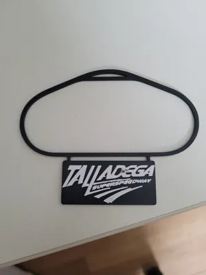 Talladega Superspeedway Track Map With Nameplate by dakjones82 ...