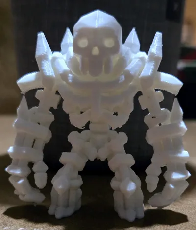 Bone Golem - DnD RPG Miniature Dungeons - Free 3D Print Model - MakerWorld