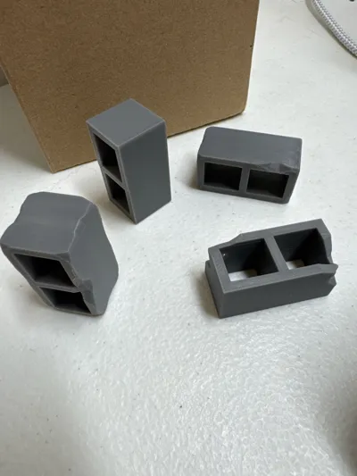 Stackable Miniature Cinder Blocks by KreativWerk MakerWorld: Download ...