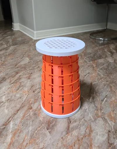 Heavy-Duty Collapsible Stool – Print-in-Place 40cm by d3rdav3 ...