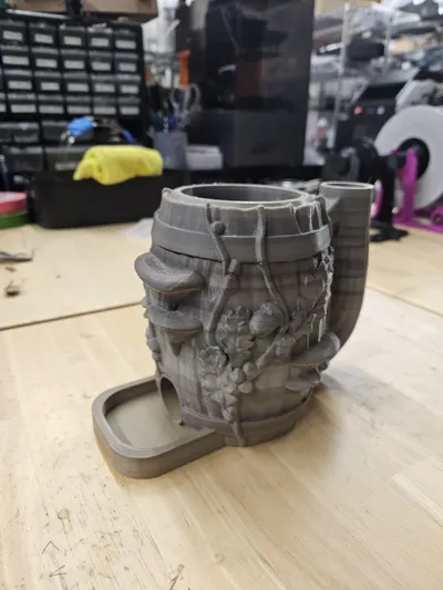 Druid’s Tankard Dice Tower & Can Holder by Shotime369 MakerWorld: Download Free 3D Models