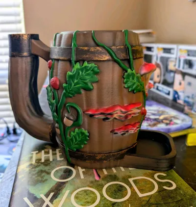 Druid’s Tankard Dice Tower & Can Holder by Shotime369 MakerWorld: Download Free 3D Models