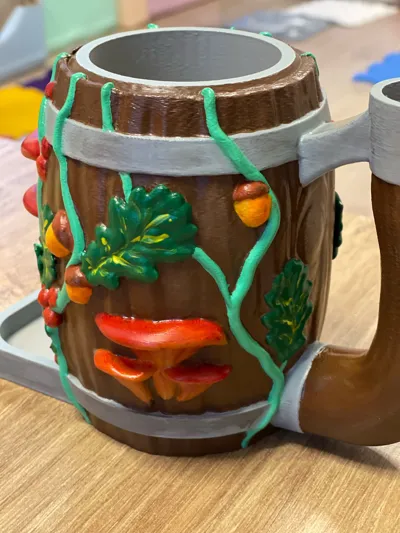 Druid’s Tankard Dice Tower & Can Holder by Shotime369 MakerWorld: Download Free 3D Models