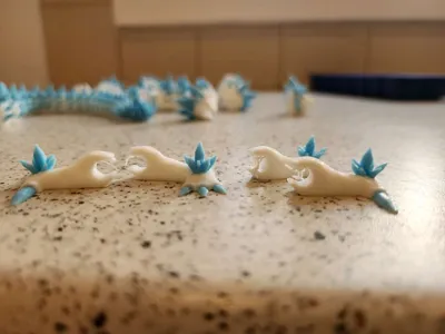 FlexiBuild Crystal Dragon - Free 3D Print Model - MakerWorld