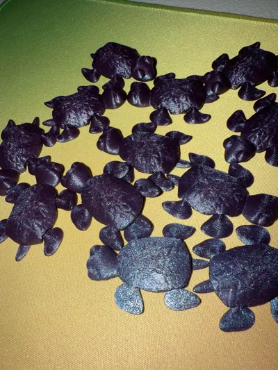 Cute Flexi Turtle by Bellamys3DPrints MakerWorld: Download Free 3D Models
