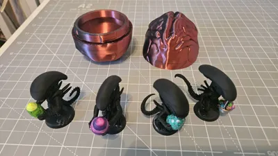 Alien Easter Egg by HarperCrafthall MakerWorld: Download Free 3D Models