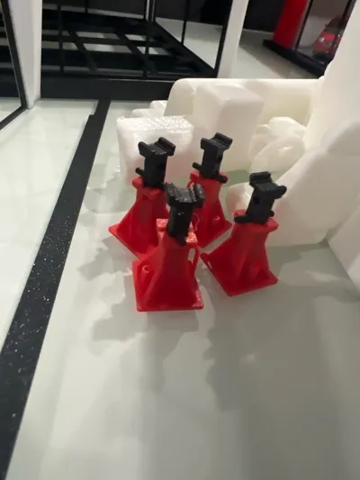 Miniature Heavy Duty Axle Support for diorama 1:18 by Wilhelmus ...