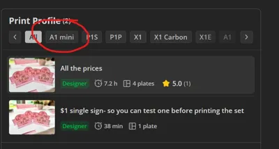 Cute Price Tag Signs Display by Ada & K 3DA MakerWorld: Download Free ...