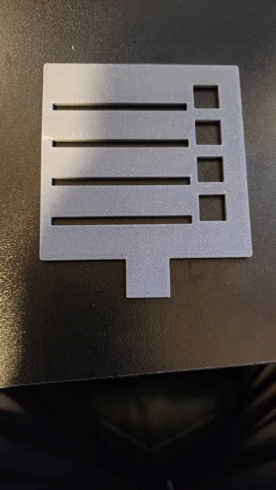 Post-it Notepad Holder and Stencils by BAM MakerWorld: Download Free 3D ...