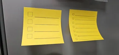 Post-it Notepad Holder and Stencils by BAM MakerWorld: Download Free 3D ...