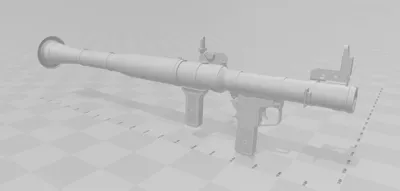 RPG-7 1:1 比例 TBG-7V 温压弹头 来自 IronDukeMakerWorld：免费下载 3D 模型