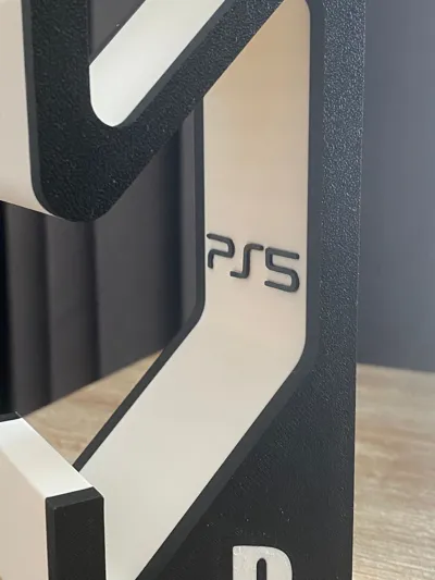 Dual PS5 controller holder - Free 3D Print Model - MakerWorld