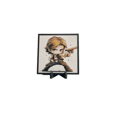 Han Solo - Chibi Edition - Free 3D Print Model - MakerWorld