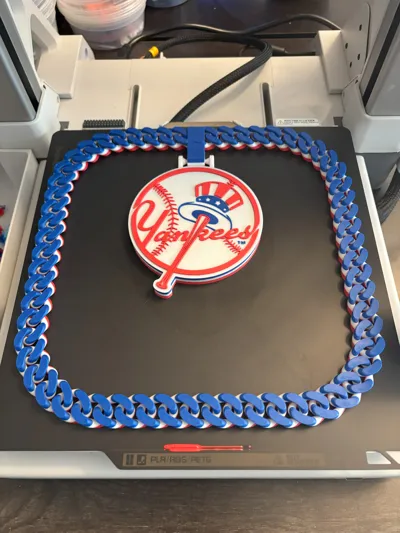 New York Yankees Chain - Free 3D Print Model - MakerWorld