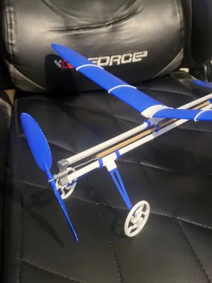 Wind-up Airplane "Wespe" by Arty_SC MakerWorld: Download Free 3D Models