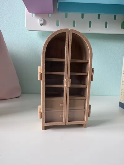 Miniature Arch Door Display Cabinet – 1:12 Scale by Printed a mini ...
