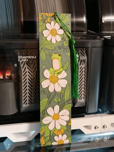 Frogget Me Not - Bookmark by C3D MakerWorld: Download Free 3D Models