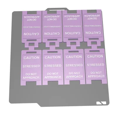 CAUTION OVERSTIMULATED/STRESSED DO NOT APPROACH - Free 3D Print Model ...