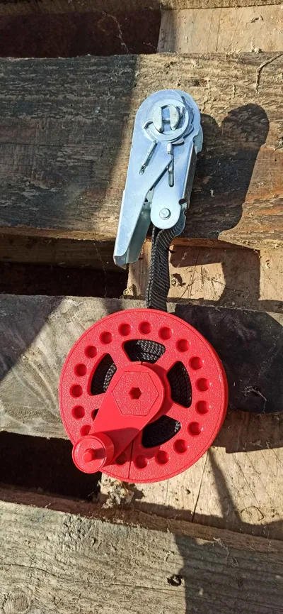 Ratchet strap reel V4 (clicky assembly) - Free 3D Print Model - MakerWorld