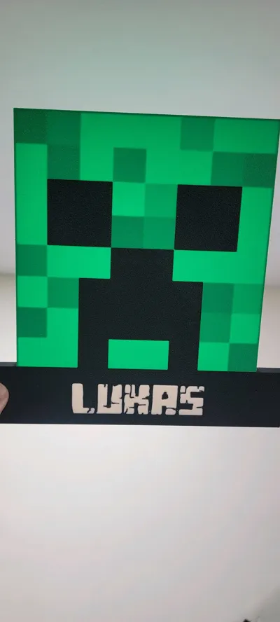 Minecraft Creeper Lightbox by Zagni MakerWorld: Download Free 3D Models