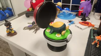 Good night Pikachu~ Poké Ball Music Box by 洞洞脑子研造社 MakerWorld: Download ...