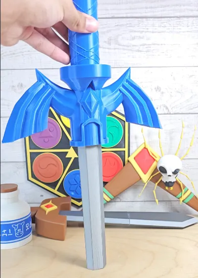 Extending Master Sword - Free 3D Print Model - MakerWorld