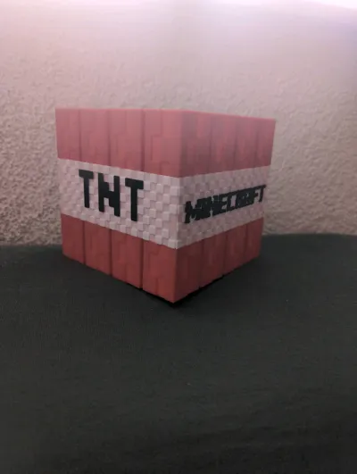 Minecraft Movie TNT PopCorn Bucket by Astro Factory MakerWorld ...